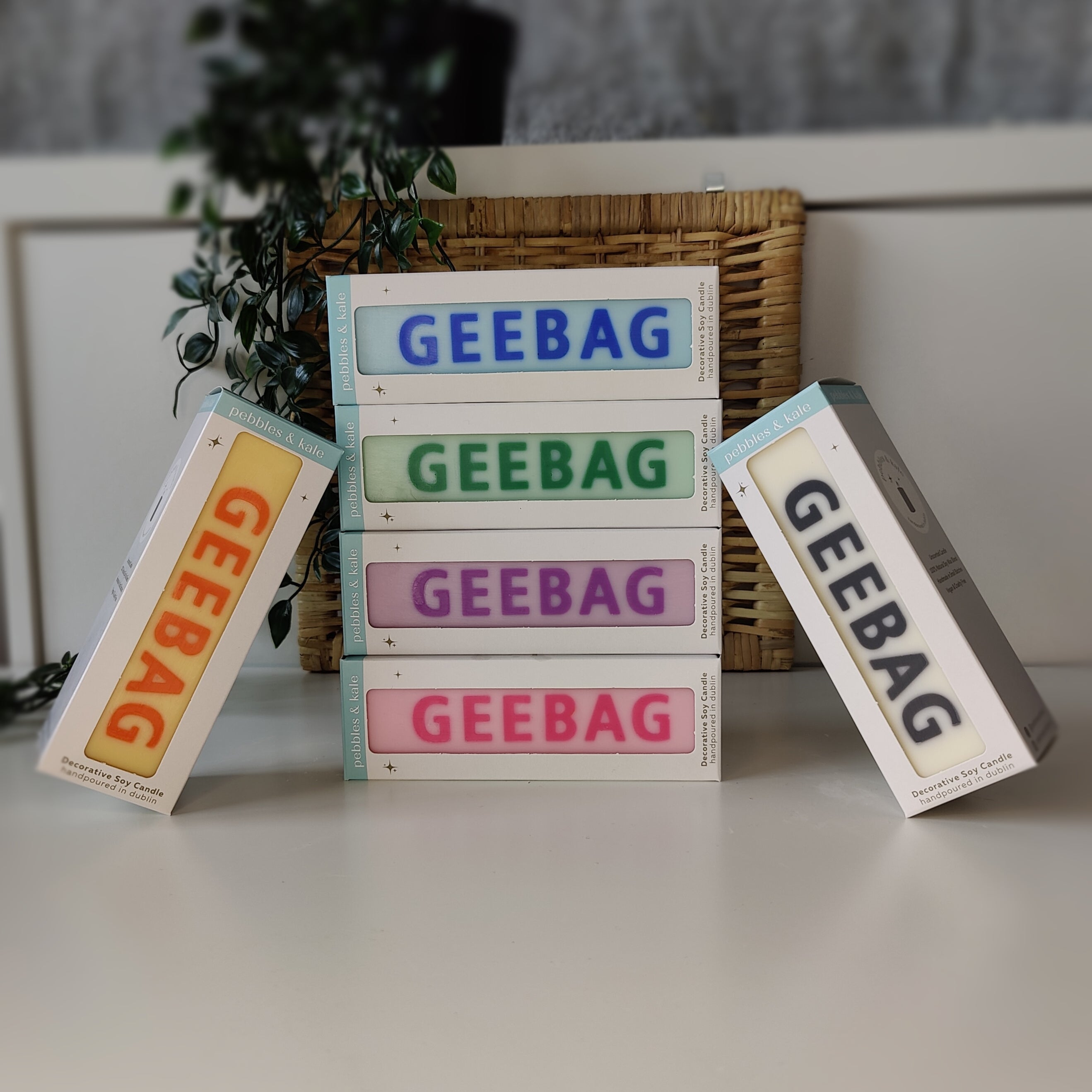 Geebag Candle – Pebbles & Kale